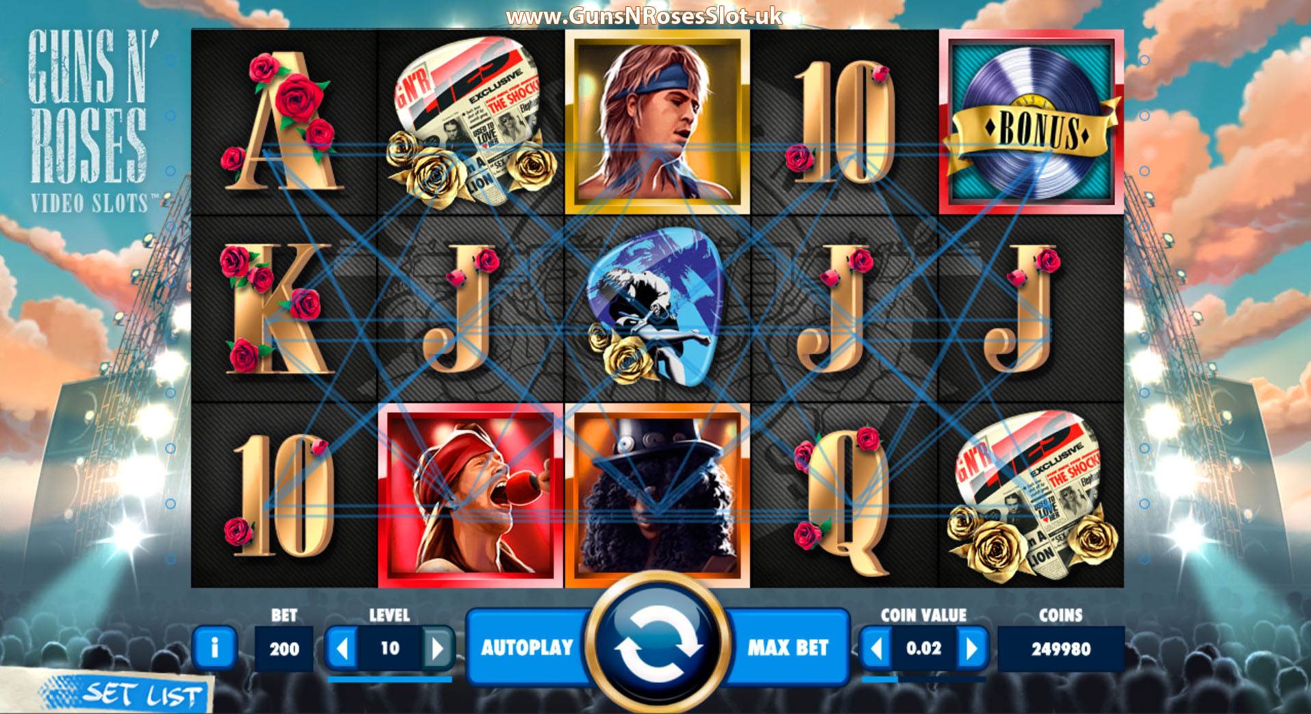 A Suon di Rock con la Slot Online Guns ‘N Roses Gratis